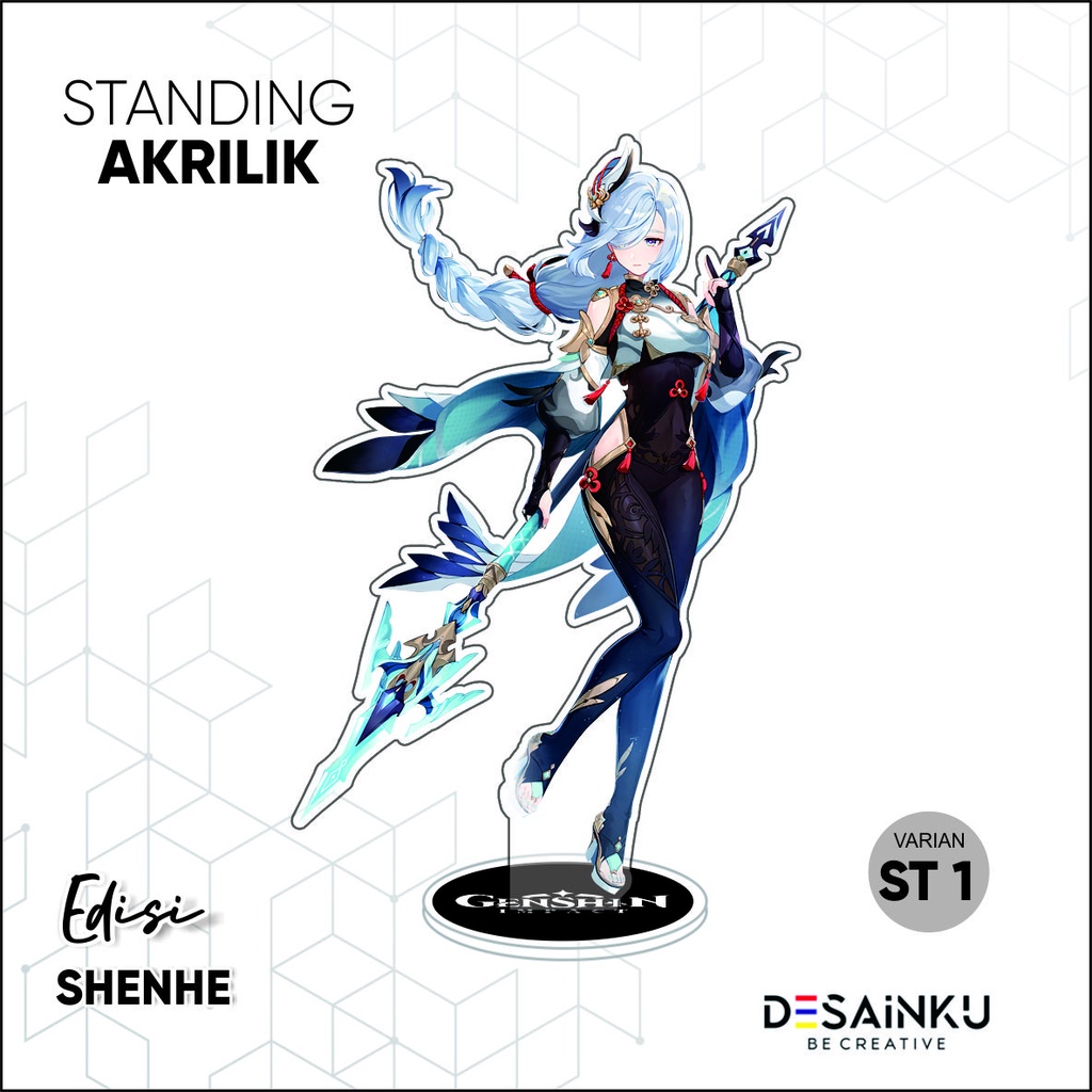 Jual STANDEE / STAND FIGURE AKRILIK GENSHIN IMPACT EDISI SHENHE ...