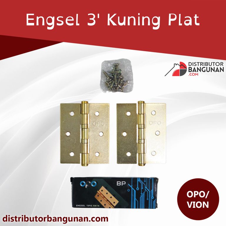 Jual Engsel 3' Kuning 2 Laher Polos OPO/VION | Shopee Indonesia