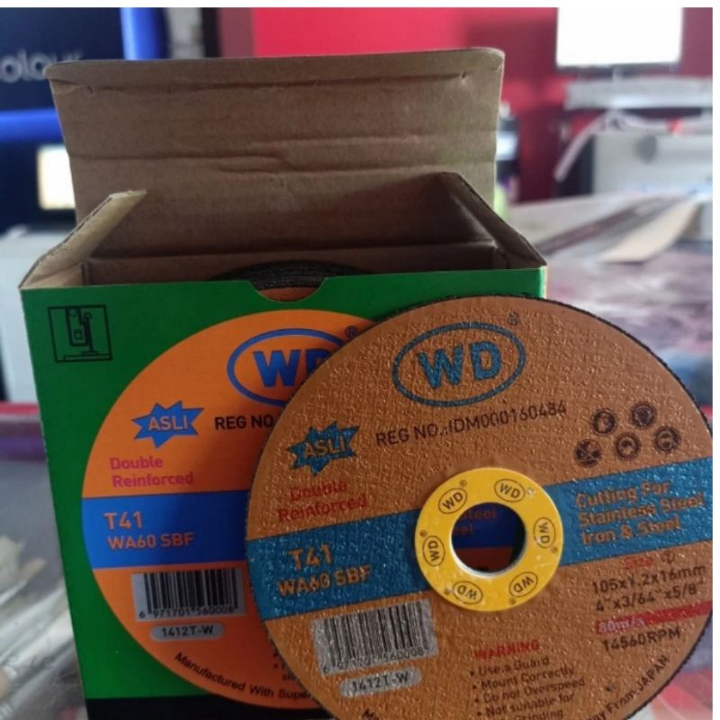 Jual WD POTONG 4" CUTTING BESI GERINDA PER PACK (20PCS) | Shopee Indonesia