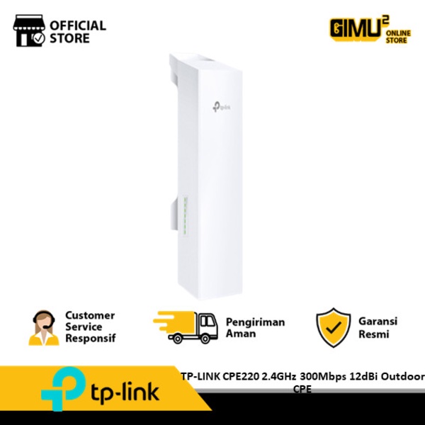 Jual TP-LINK CPE220 2.4GHz 300Mbps 12dBi Outdoor CPE | Shopee Indonesia
