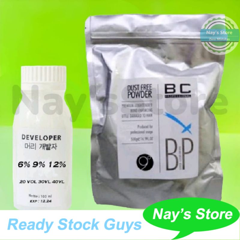 Jual BLEACH KOREAN + Developer Bleaching Rambut Korea BC Profesional ...