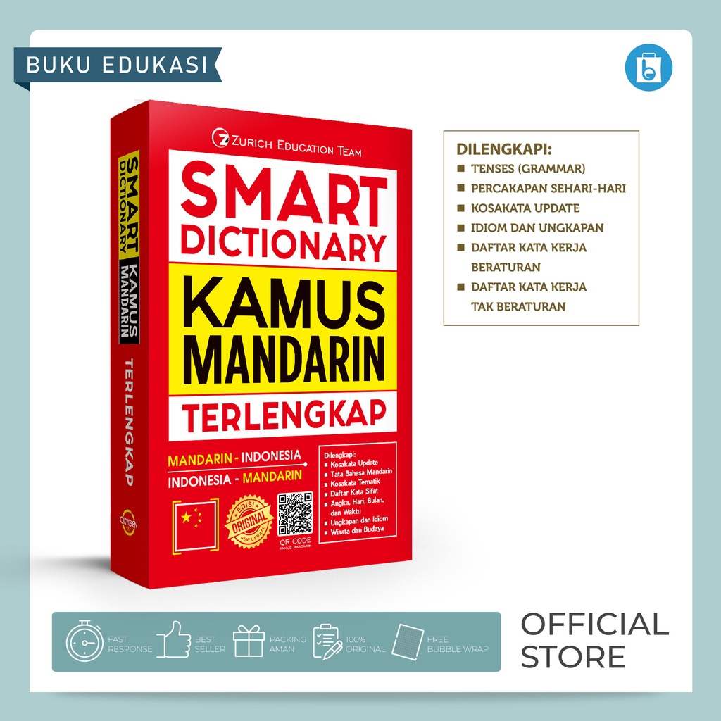 Jual BUKU KAMUS BAHASA ASING : SMART DICTIONARY KAMUS MANDARIN TERLENGKAP | Shopee Indonesia