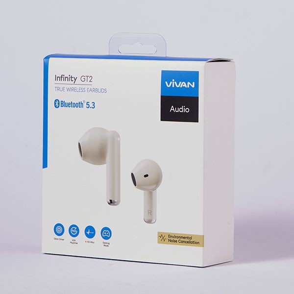 Jual Earbuds TWS Bluetooth Vivan Infinity GT2 Headset IPX4 Waterproof ...