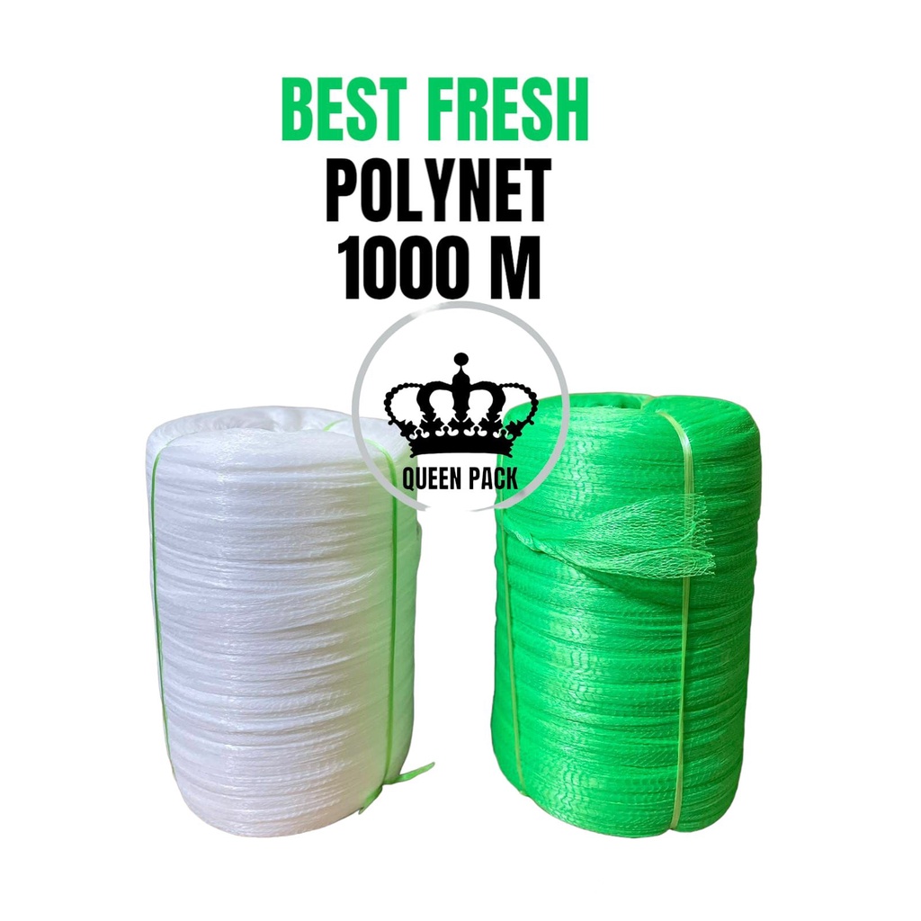 Jual Polynet roll 1000 meter besar jumbo 1000m 1000 m waring rambang jaring buah jaring salak ...