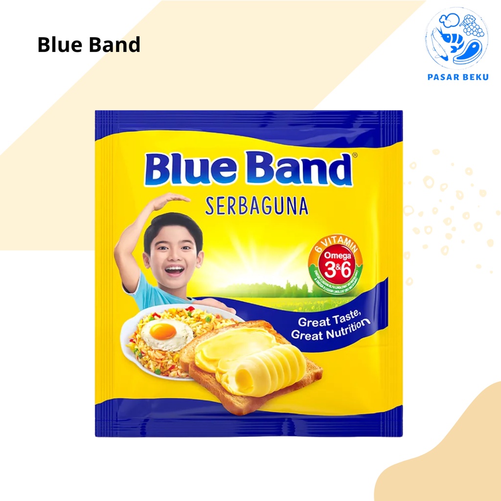 Jual Blueband Margarin Serbaguna Kemasan 200gr Oles Masak Pasar Beku ...