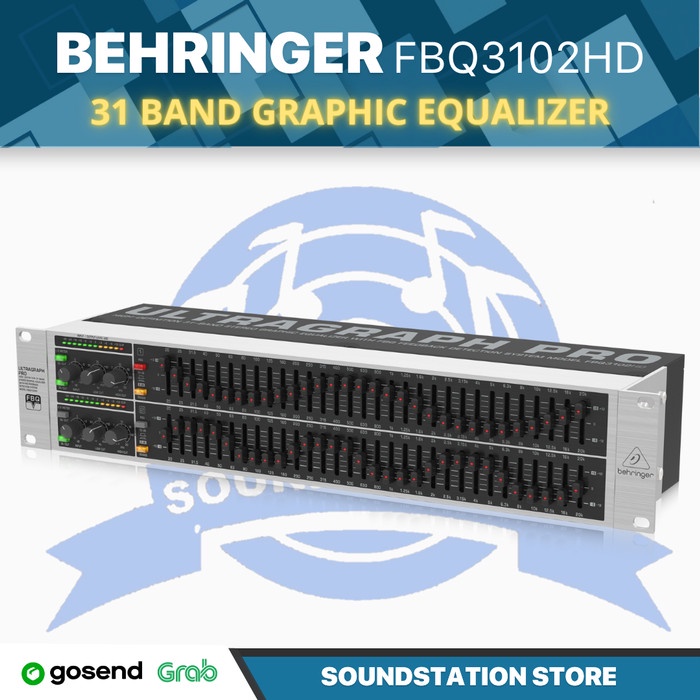 Jual BEHRINGER ULTRAGRAPH PRO FBQ3102HD 31 Band Graphic Equalizer with ...