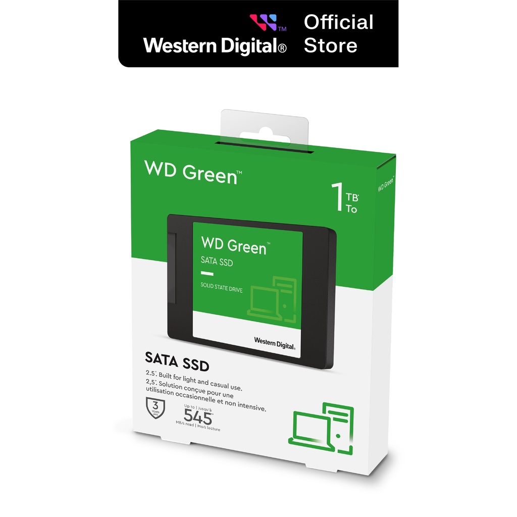 Jual WD Green SSD 1TB Sata 3 - WDC Green 1 TB 2.5" | Shopee Indonesia