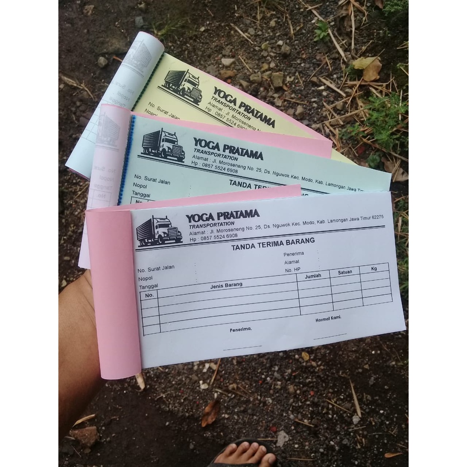 Jual ((1/3 Folio)PAKET HEMAT NOTA CUSTOM PERFORASI | Shopee Indonesia