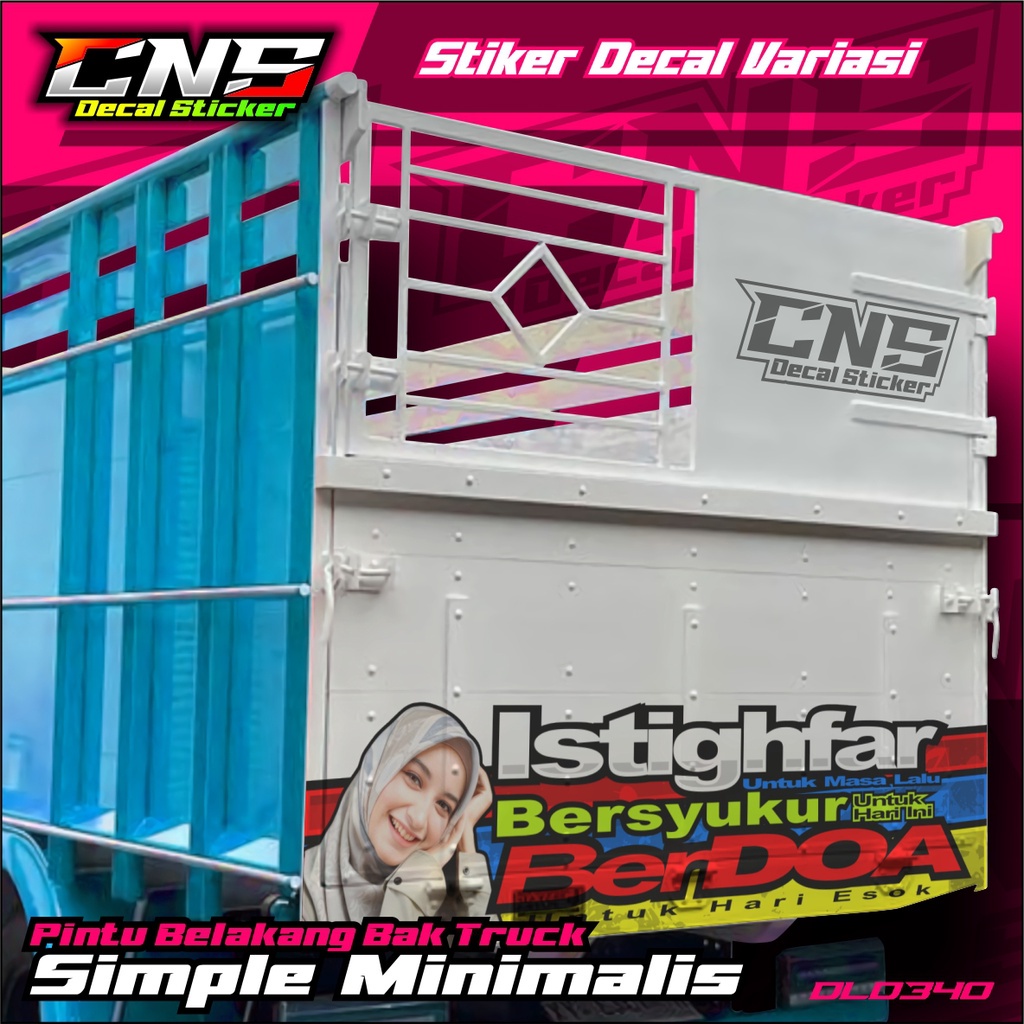 Jual Stiker Variasi Simple ISTIGHFAR, BERSYUKUR DAN BERDOA Pintu ...