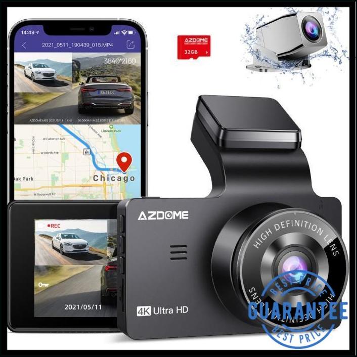 Jual Azdome M63 4K WiFi GPS Dashcam Car DVR Camera Kamera Mobil ...