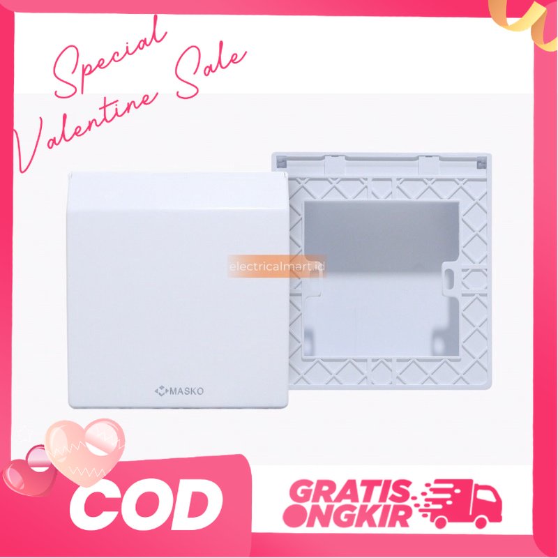 Jual [Cover-TEBAL] MASKO Cover Waterproof Stop Kontak Pelindung Tutup ...