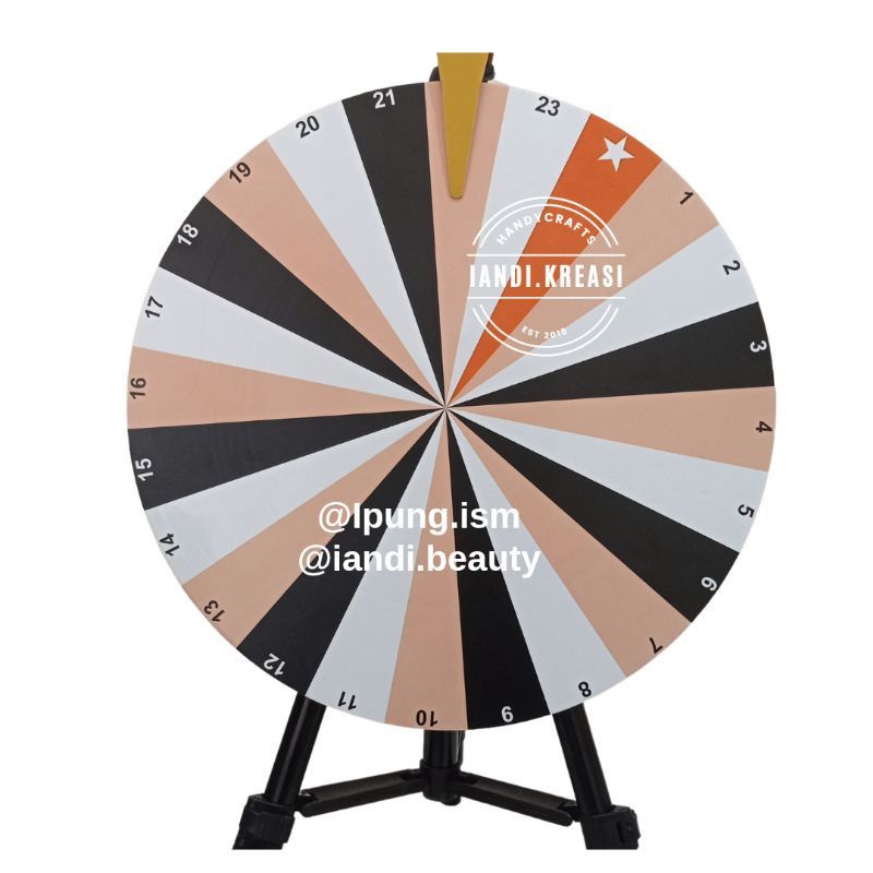 Jual ROULETTE/LUKCY SPIN/ RODA PUTAR (Request Spin Whell WIM) | Shopee ...