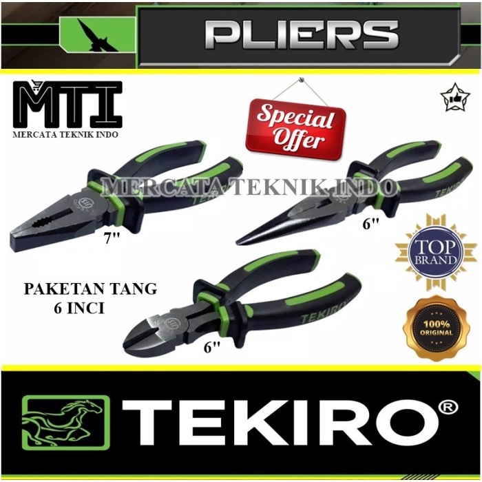 Jual TANG SET 6 INCI 3 PCS TANG KOMBINASI TANG LANCIP TANG POTONG ...