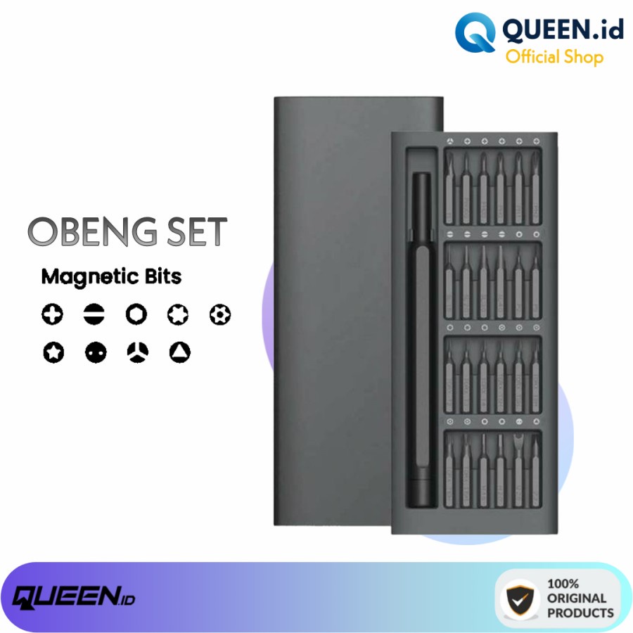 Jual Obeng set 25 in 1 Tool Kit Obeng Set / Obeng 25in1 untuk Wiha ...