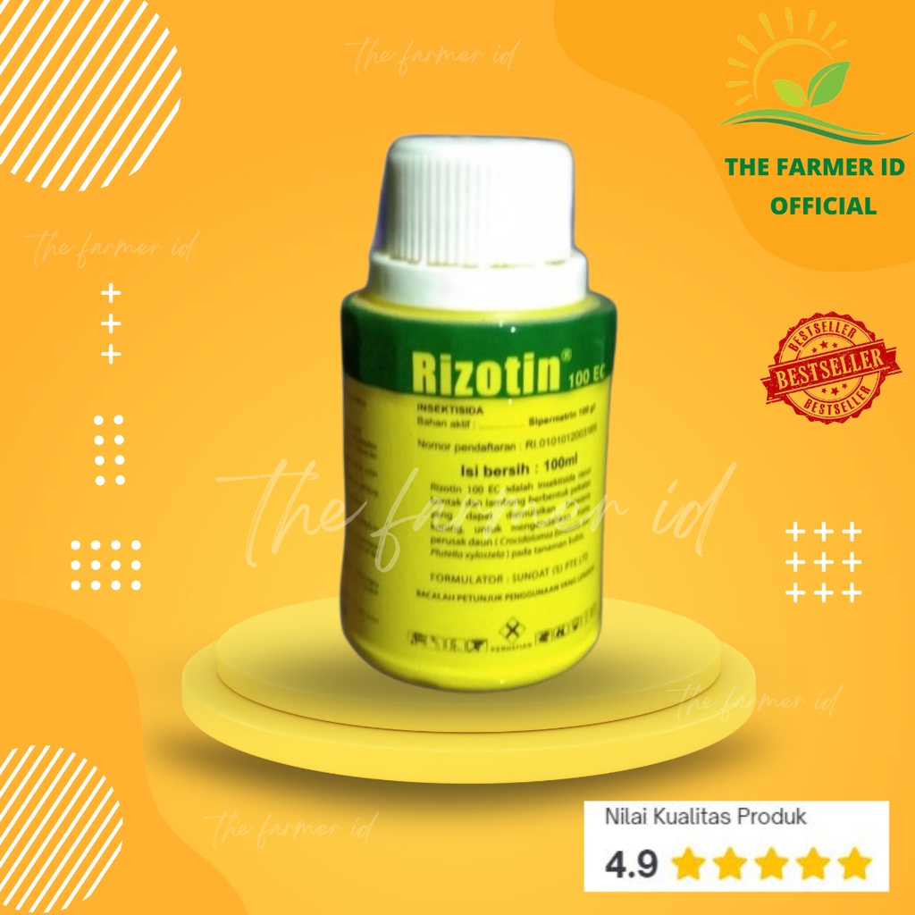 Jual Insektisida Rizotin 100 EC 100ml Pembasmi Hama Daun | Shopee Indonesia