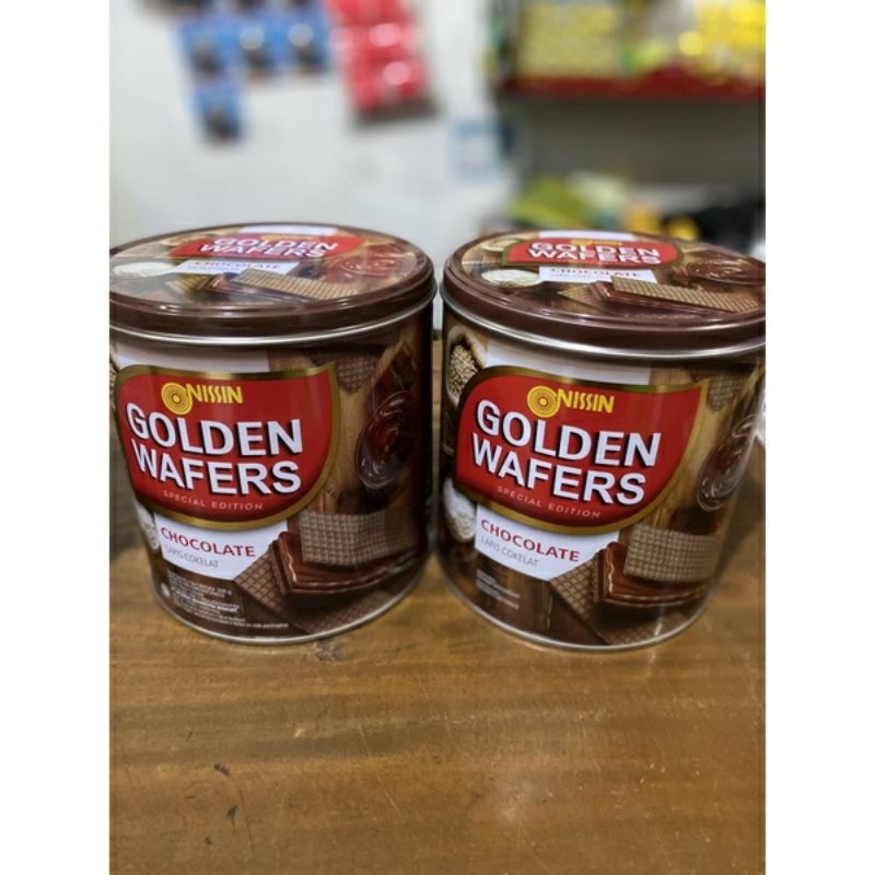 Jual Nissin golden wafers kemasan kaleng | Shopee Indonesia