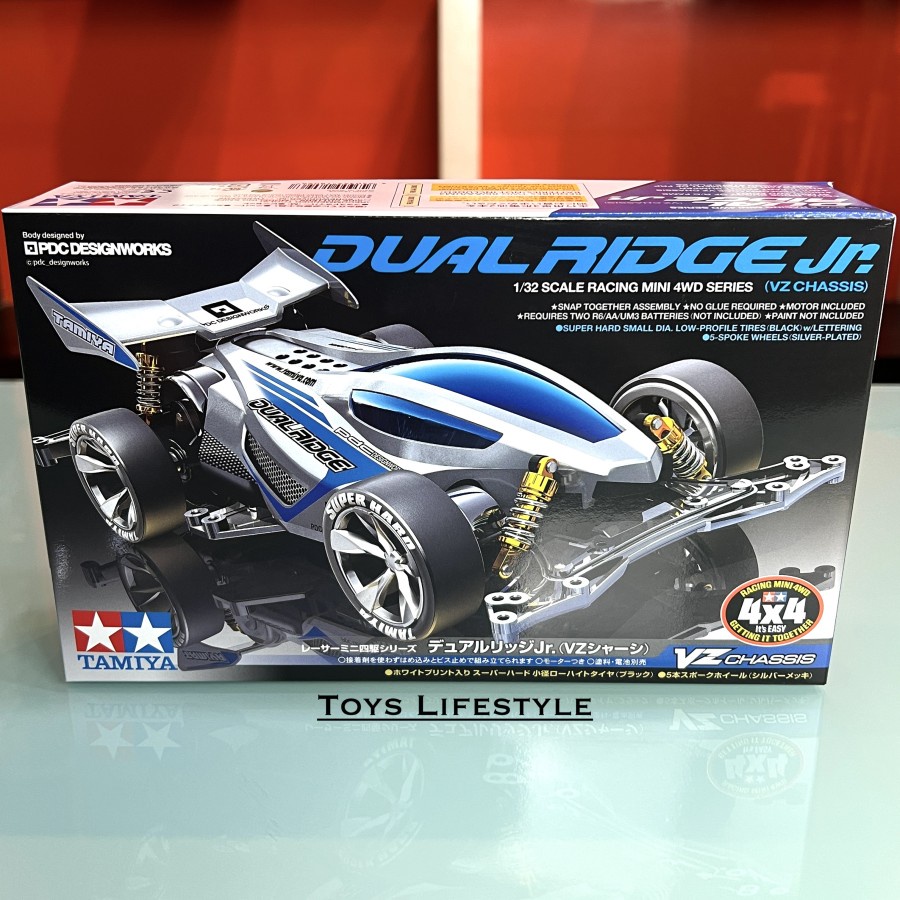 Jual Mainan Rakit Mobil Tamiya Mini 4WD - Dual Ridge Jr (ORIGINAL ...