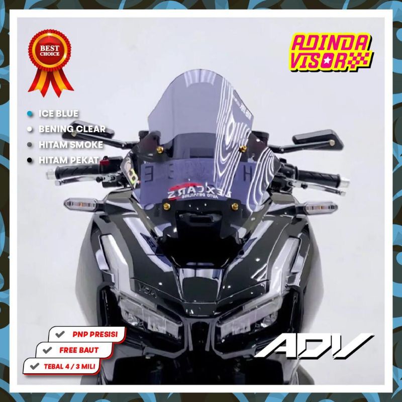 Jual Windshield/Visor Motor Honda Adv 150/160 Type Tdr V2 Mini | Shopee ...