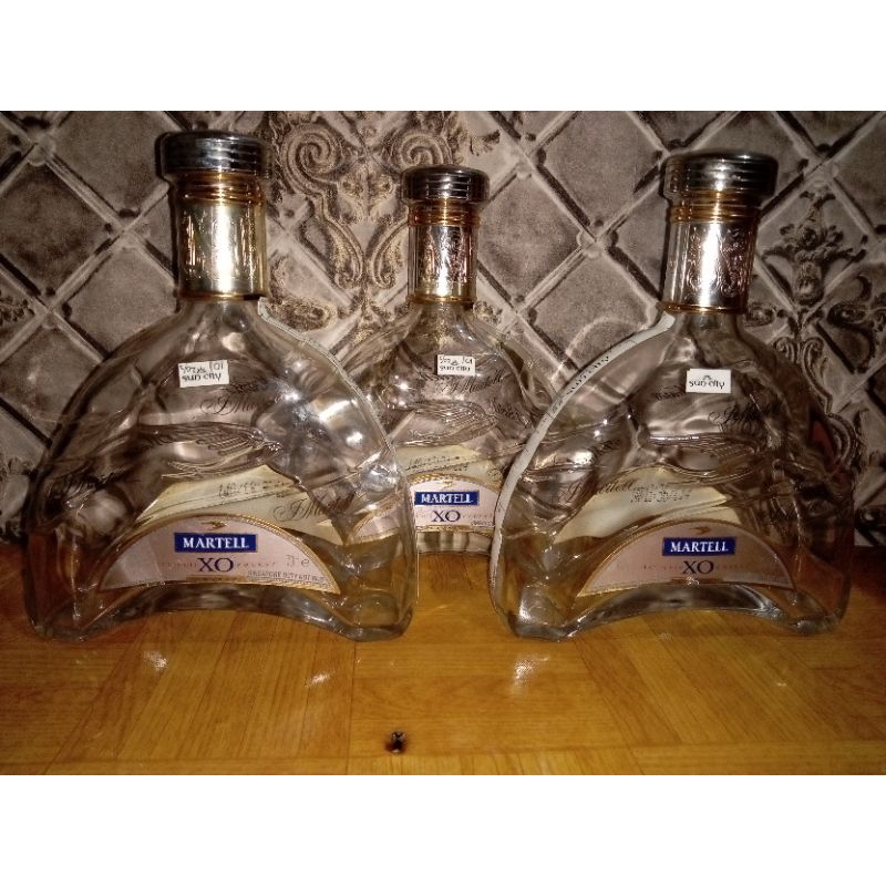 Jual BOTOL BEKAS MINUMAN KERAS MARTELL XO | Shopee Indonesia