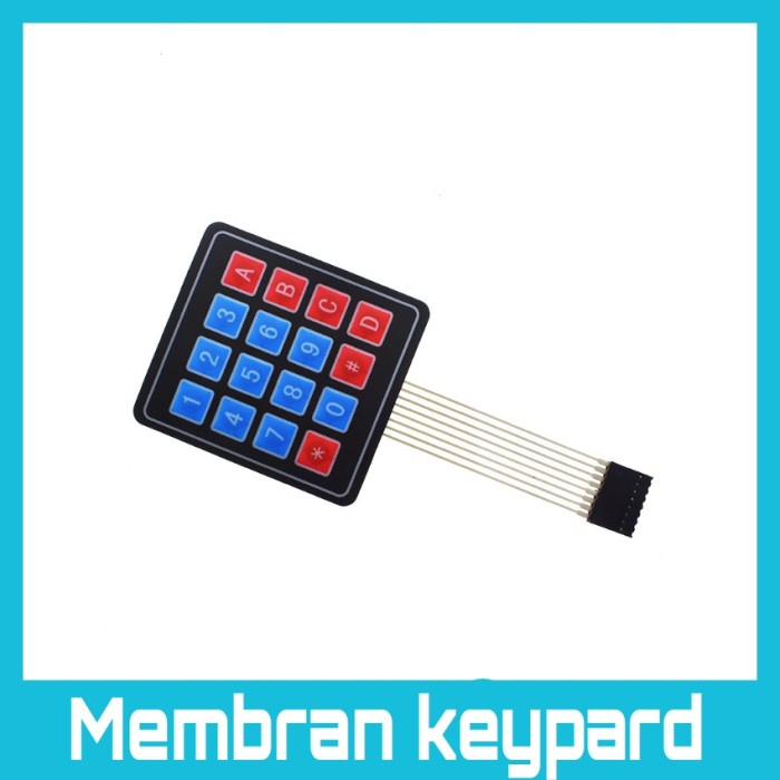 Jual 4x4 Membran Keypard Matrix Array 16 Key Membrane Switch Arduino Stm32 Shopee Indonesia