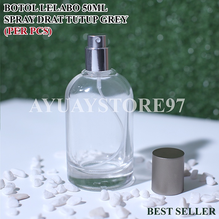 Jual BOTOL LELABO DRAT 50ML GREY PERPCS | Shopee Indonesia