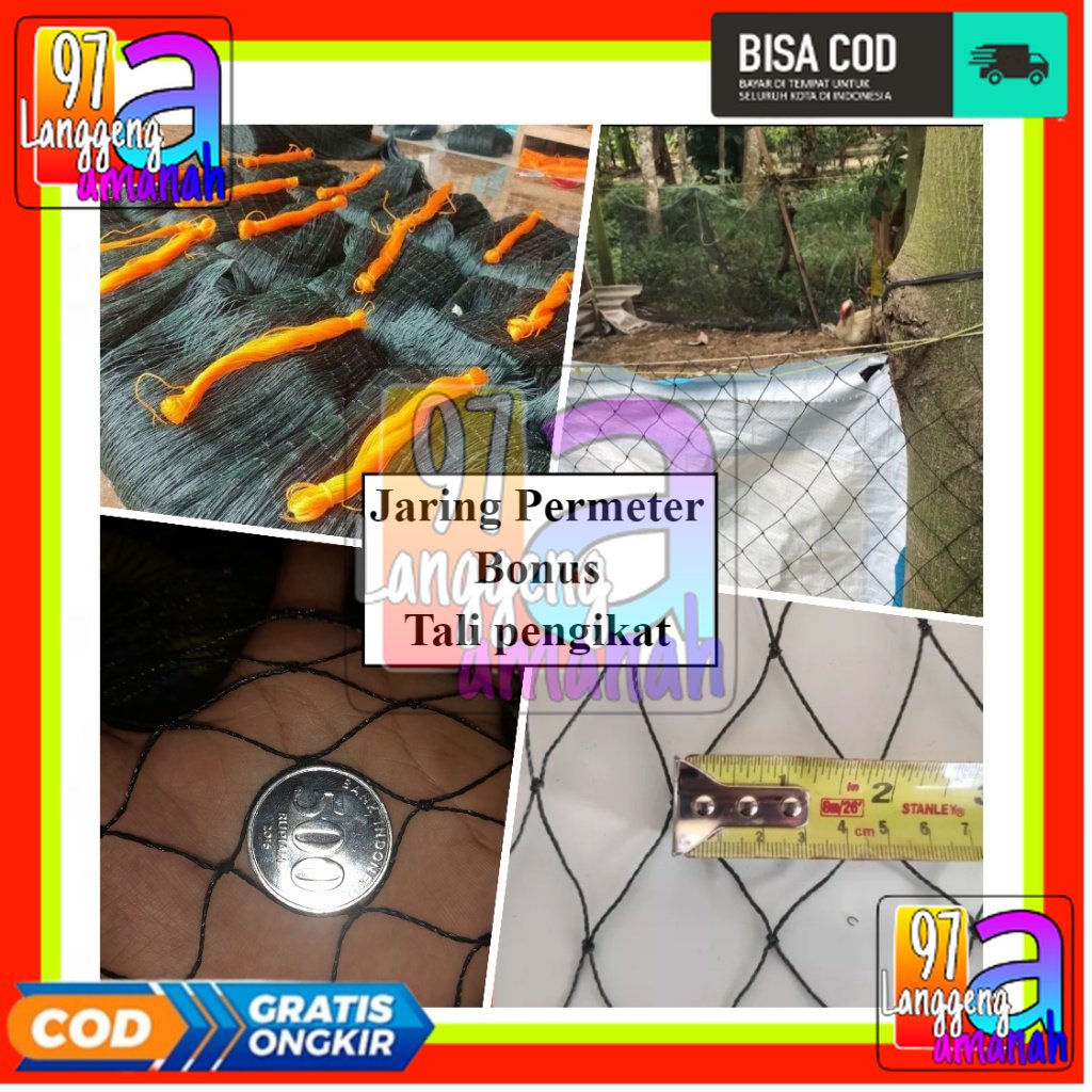 Jual Jaring Tanaman Merambat/Rambatan Tanaman Tahan Sinar Matahari ...