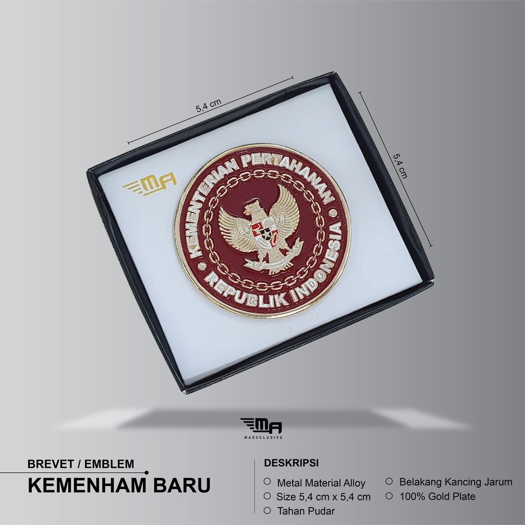 Jual EMBLEM KEMENHAM TERBARU BRIVET BREVET KEMENHAM | Shopee Indonesia