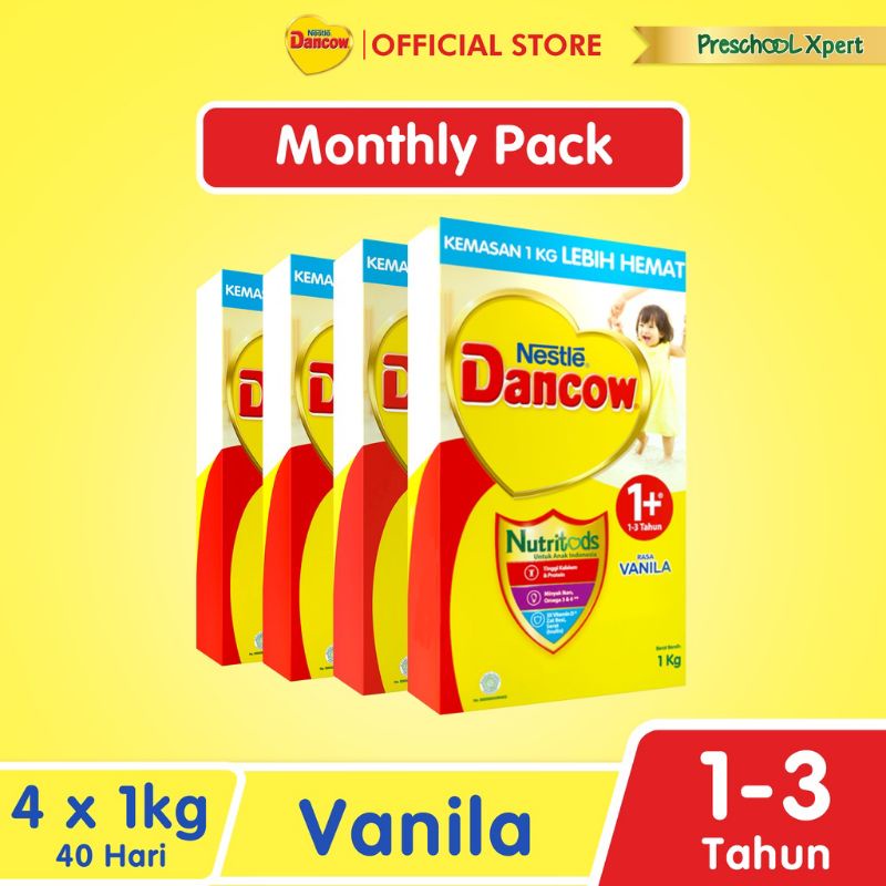 Jual Dancow Monthly Pack - Dancow 1 + Susu Pertumbuhan 1-3 Tahun Rasa ...