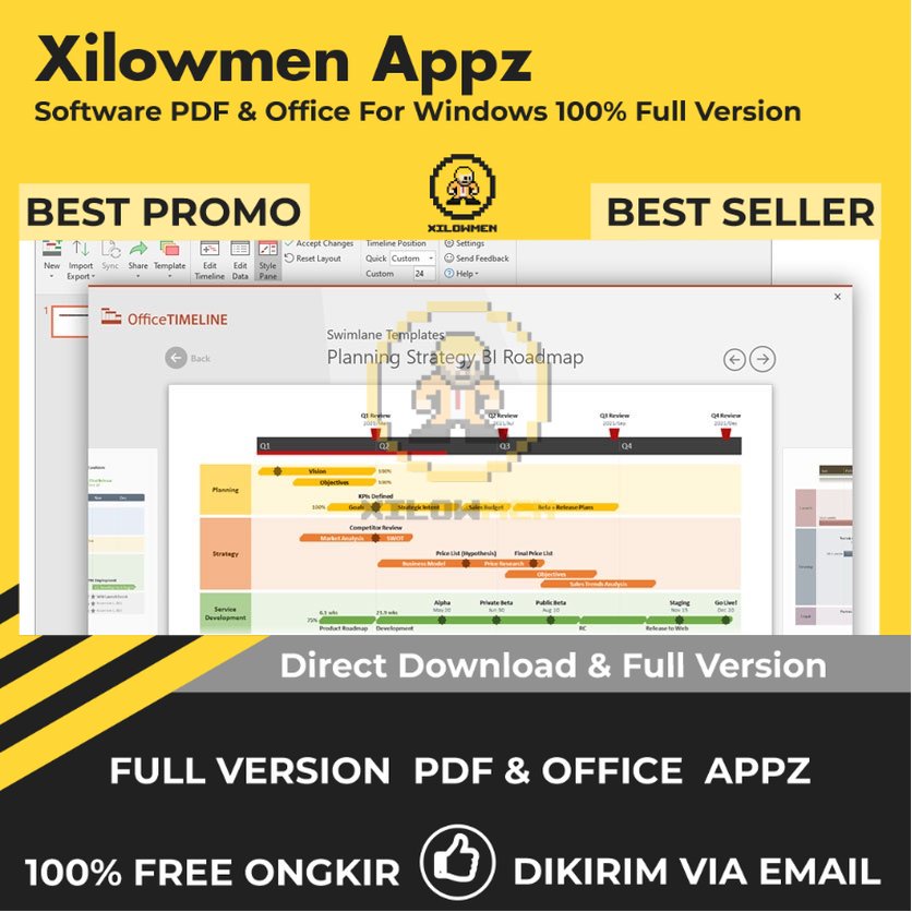 Jual [Full Version] Timeline Plus / Pro / Pro+ Pro PDF Lifetime Win OS ...