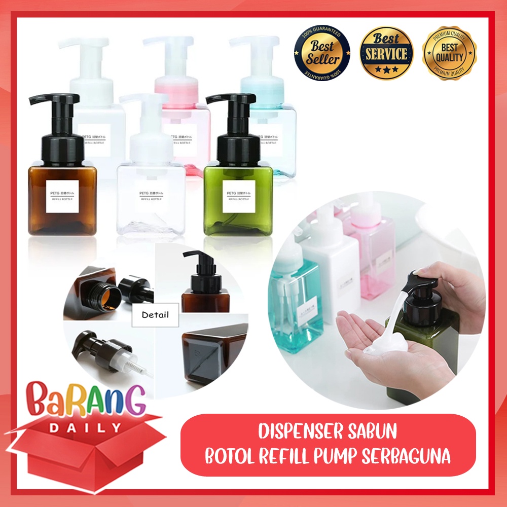 Jual Dispenser Sabun Shampo Lotion Refill Pump / Botol Refill Serbaguna ...