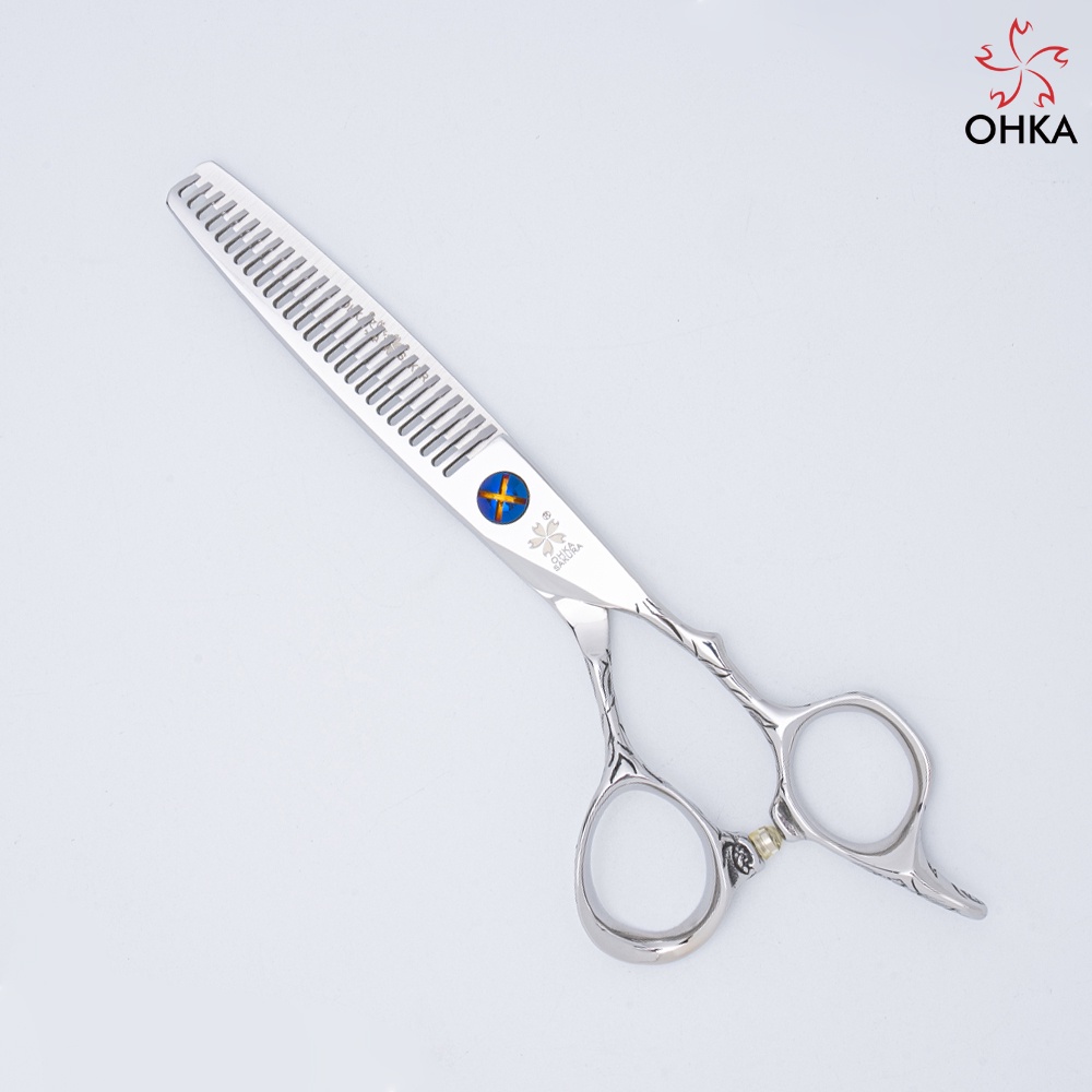 Jual Gunting Rambut Professional Sultan OHKA Eternal LOVE Series Thinning Scissors Atau Gunting ...