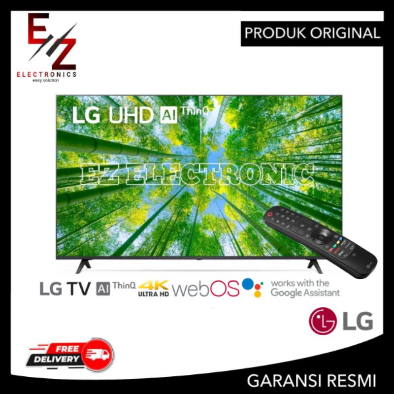 Jual LG 75UQ8050PSB LED TV 75 INCH SMART TV UHD 4K 75UQ8050 75UQ80 REMOTE MAGIC | Shopee Indonesia