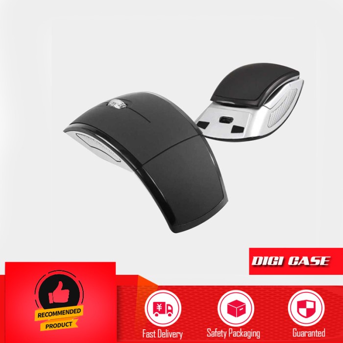 Jual Wireless Mouse Folded Super Slim Optical 2.4GHz - M016 | Shopee ...