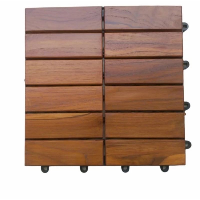 Jual ubin lantai kayu jati 30cmx30cm | Shopee Indonesia
