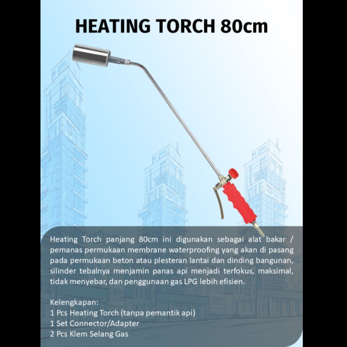 Jual Bloko Heating Torch / Alat Bakar Membrane 80Cm | Shopee Indonesia