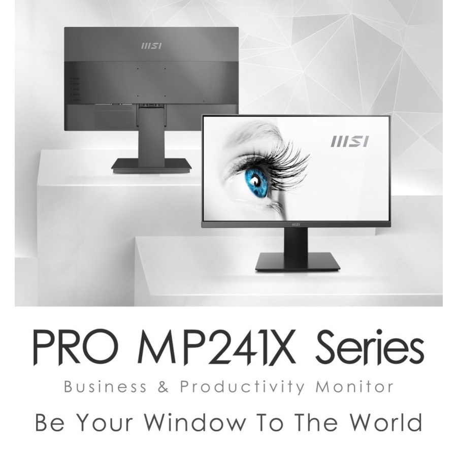 Jual MSI PRO MP241X LED Monitor 24 Inch Flat VA Panel FHD | Shopee ...