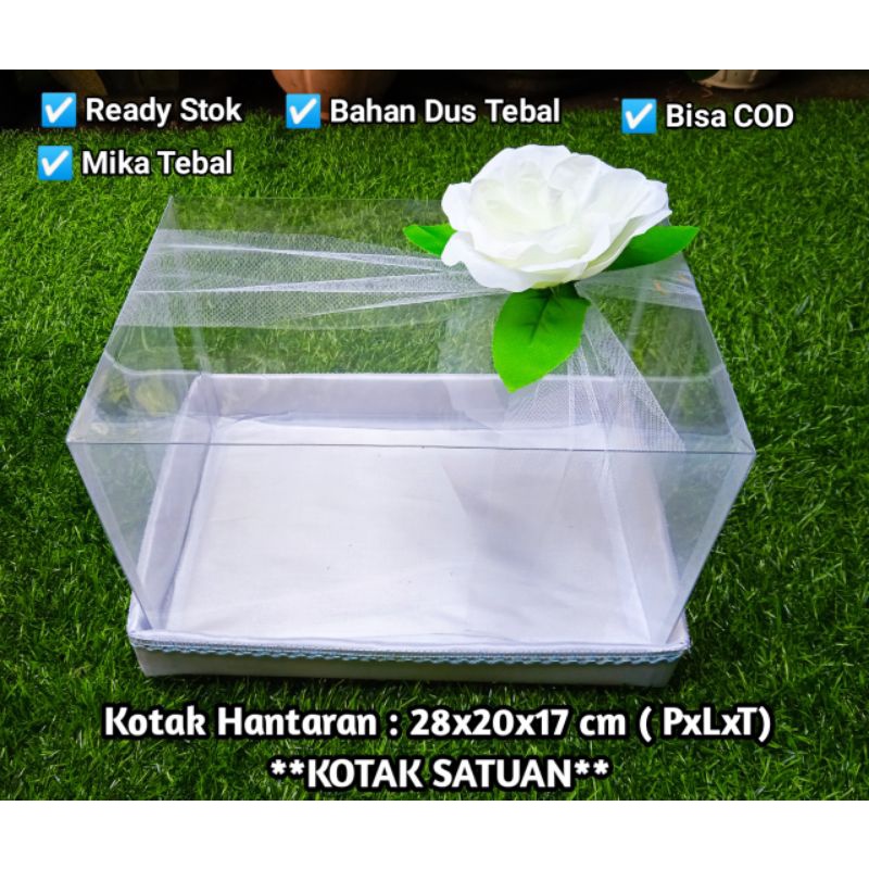 Jual Kotak Seserahan hantaran Satuan uk 28x20x17 hiasan bunga ...