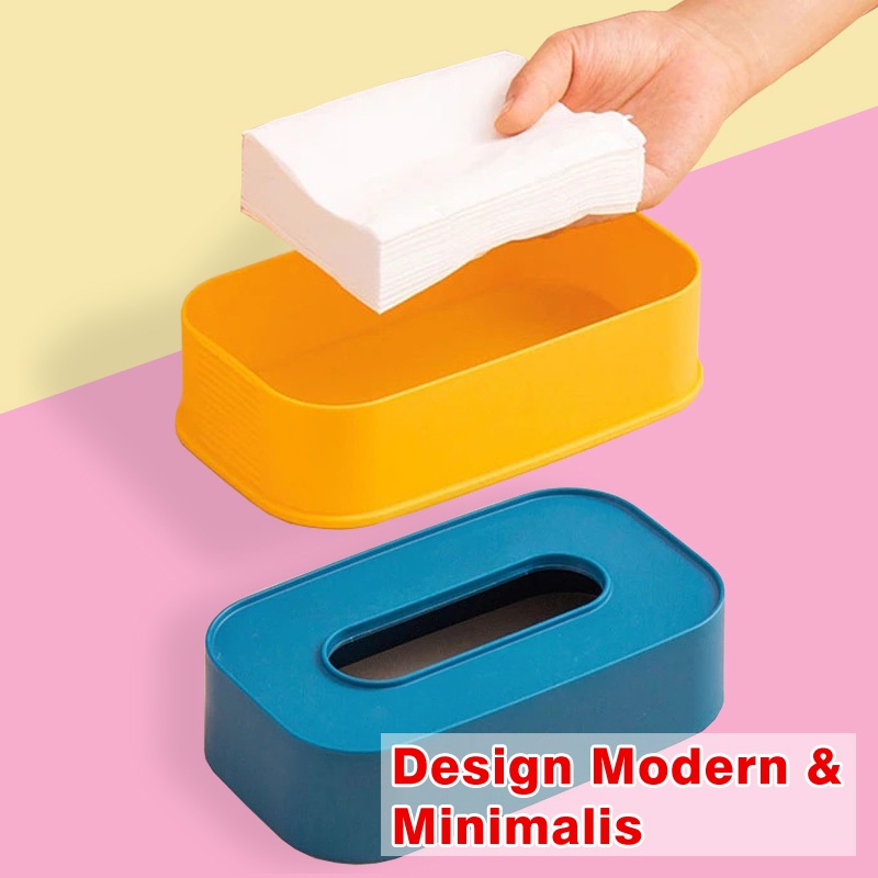 Jual Kotak Tisu Unik Plastik Serbaguna Tissue Box Decorative TB-001 ...