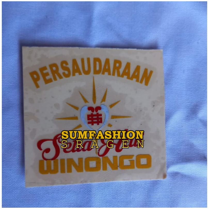 Jual stiker PSHW - SH winongo - SH - pencak silat - stiker Cutting ...