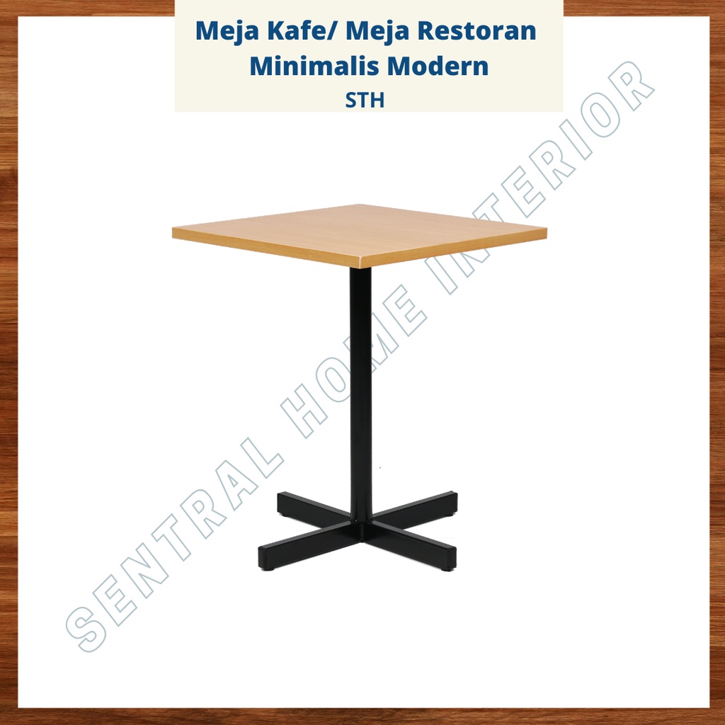 Jual Meja Cafe Kafe/Restoran Minimalis Modern | STH | Shopee Indonesia