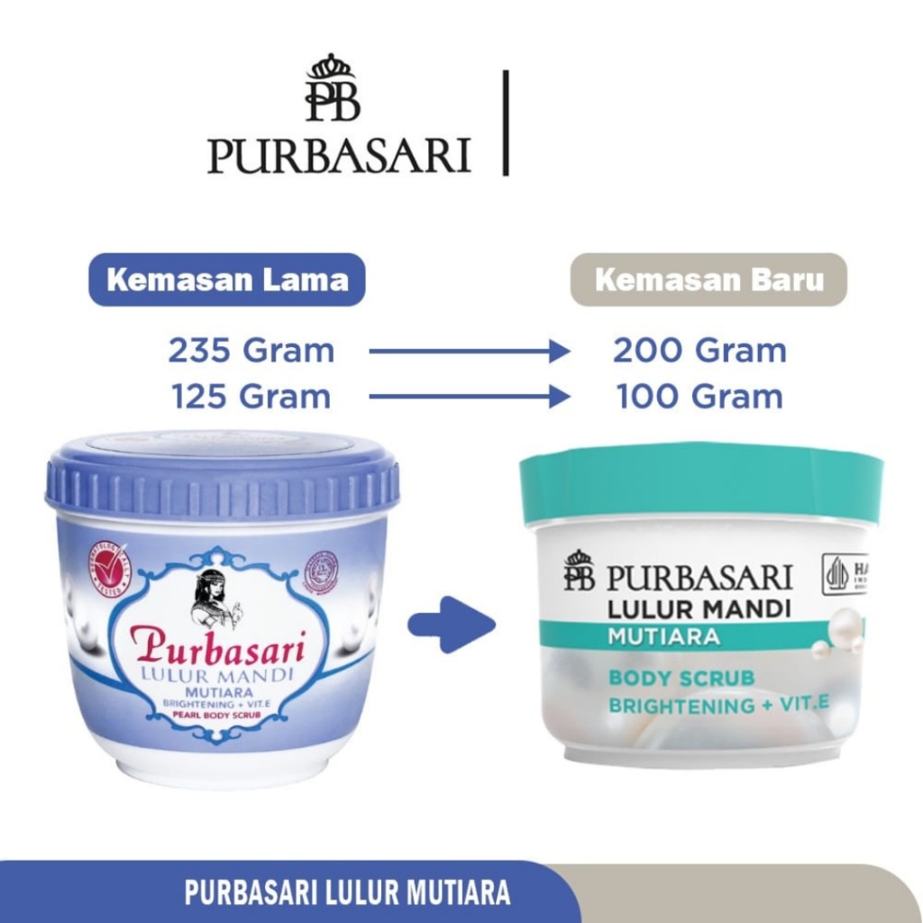 Jual Purbasari Lulur Mandi Mutiara 125g / 200g | Shopee Indonesia