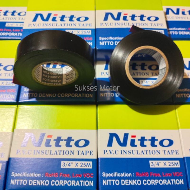 Jual Isolasi Hitam Listrik Nitto | Shopee Indonesia
