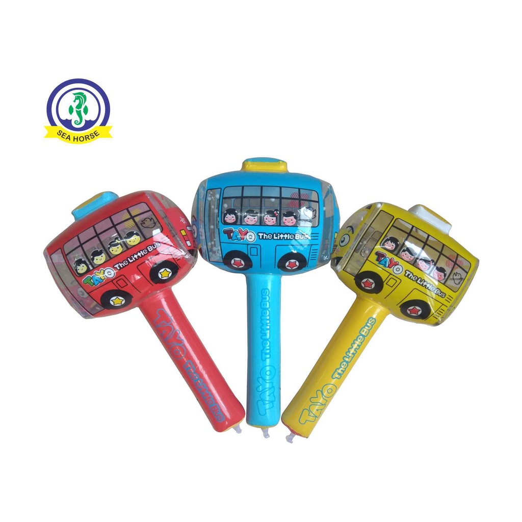 Jual Mainan Anak Balon Tiup Palu Bus Tayo Bahan PVC SNI Best Seller ...