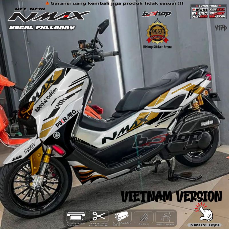 Jual sticker decal full body Yamaha all new nmax motif grafis Vietnam ...