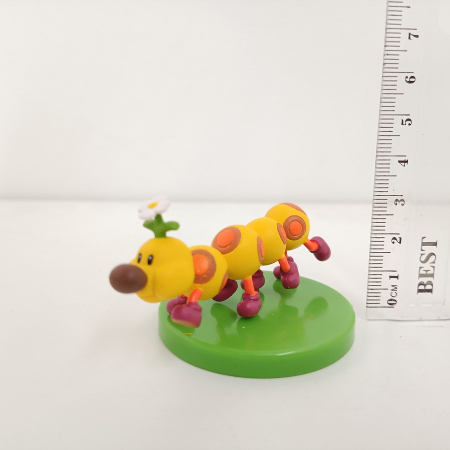Jual Super Mario Figure Wiggler With Base ORI Nintendo | Shopee Indonesia