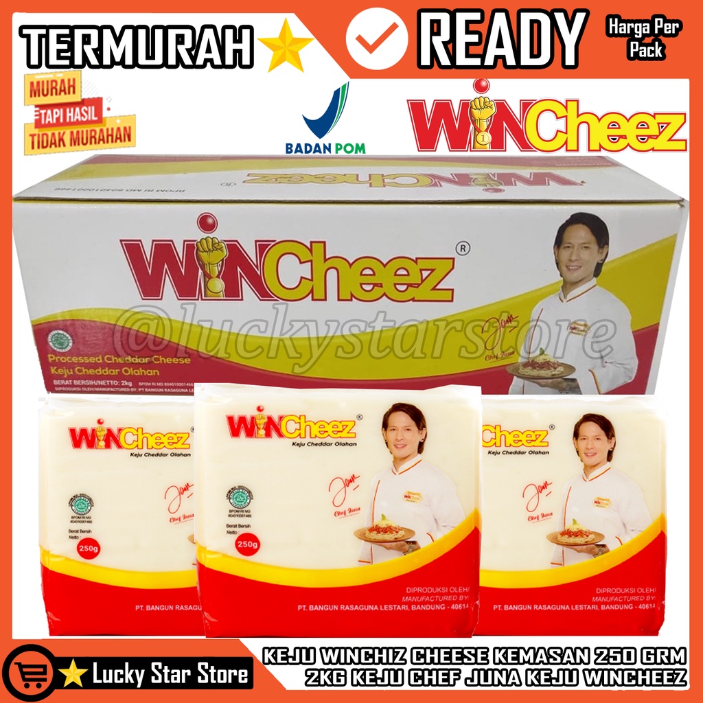 Jual KEJU WINCHEEZ 2 KG KEJU CHEDDAR CHEDDAR CHEESE BLOCK WINCHEEZ KEJU ...