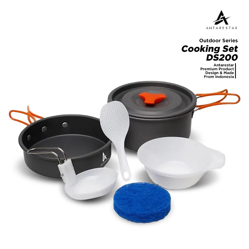 Jual ANTARESTAR Official - Cooking Set Ds 200 - Alat Memasak Panci Set ...