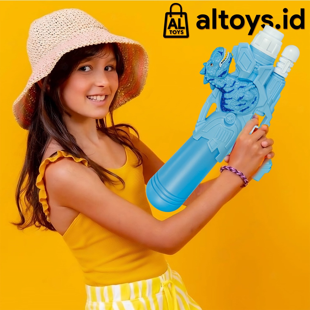 Jual Mainan Pistol Air Jumbo Water Guns Tembak Air Karakter Dinosaurus ...