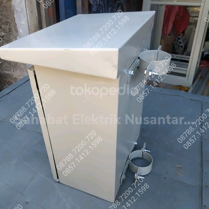 Jual BRACKET CLAMP KLEM BOX PANEL TIANG LISTRIK PJU ORIGINAL | Shopee ...