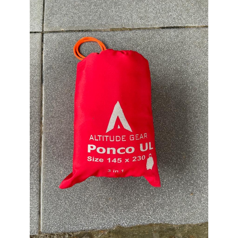 Jual Jas Hujan Poncho Ultralight 3in1 anti tembus Altitude gear 145cm x ...